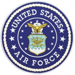 AIR FORCE CREST- PATCH
