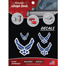 AIR FORCE CAR DECAL - 4PC
