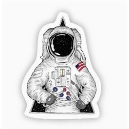 ASTRONAUT STICKER