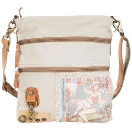 BOMBER PIN UP CROSSBODY BAG