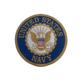 NAVY SEAL BLUE/GOLD PATCH