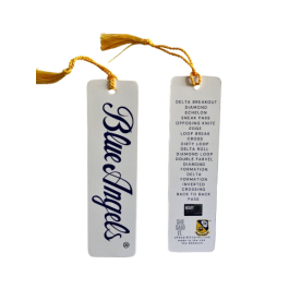BLUE ANGELS SCRIPT BOOKMARK