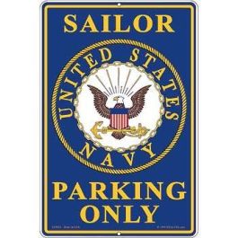 US NAVY METAL SIGN