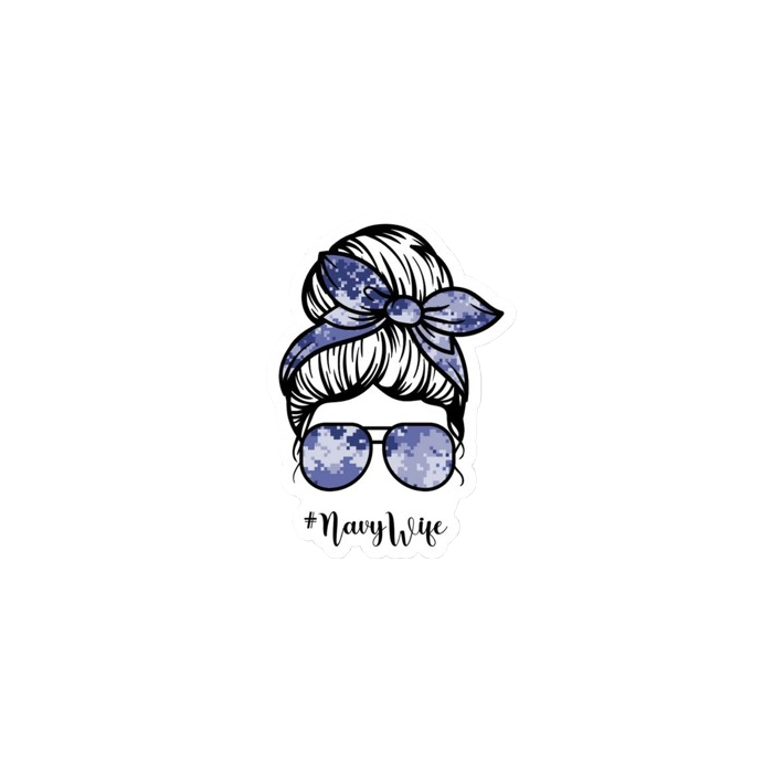 NAVY WIFE STICKER